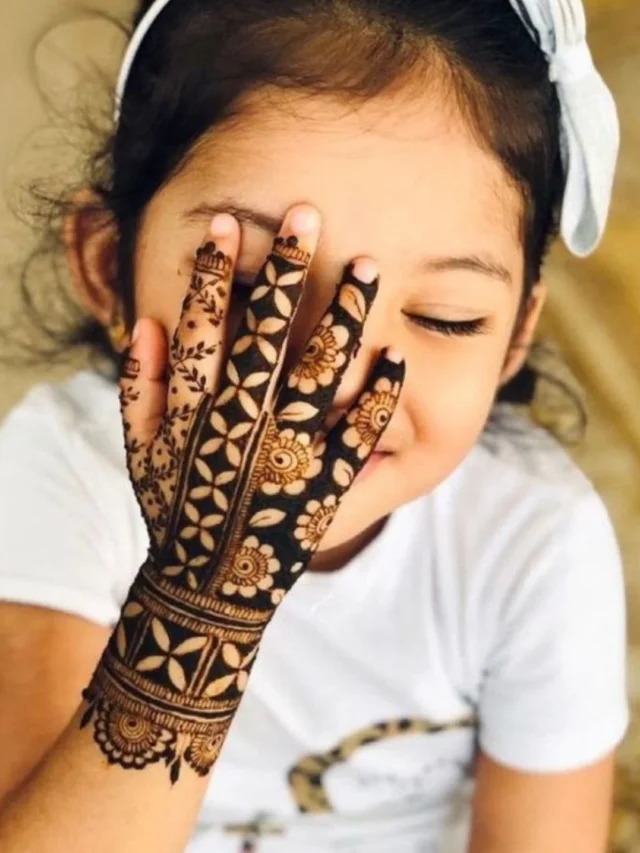 Simple Mehendi Designs For Kids Hands - Fashion Cronical