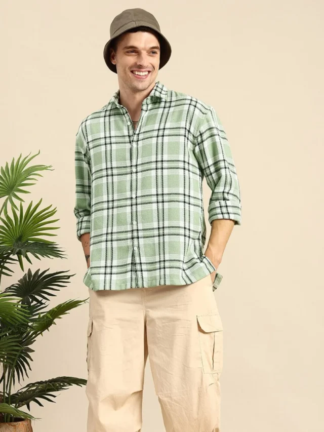 Top 7 Green Check Shirt Matching Pant Combination Ideas For Men ...
