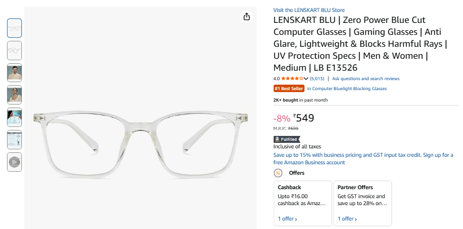 Top 10 Spectacle Lens Brands in India
