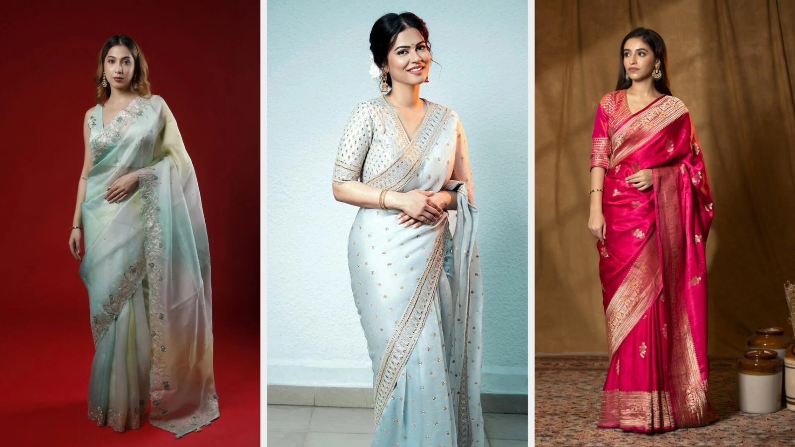 Top 10 Saree Trends to Shine This Diwali