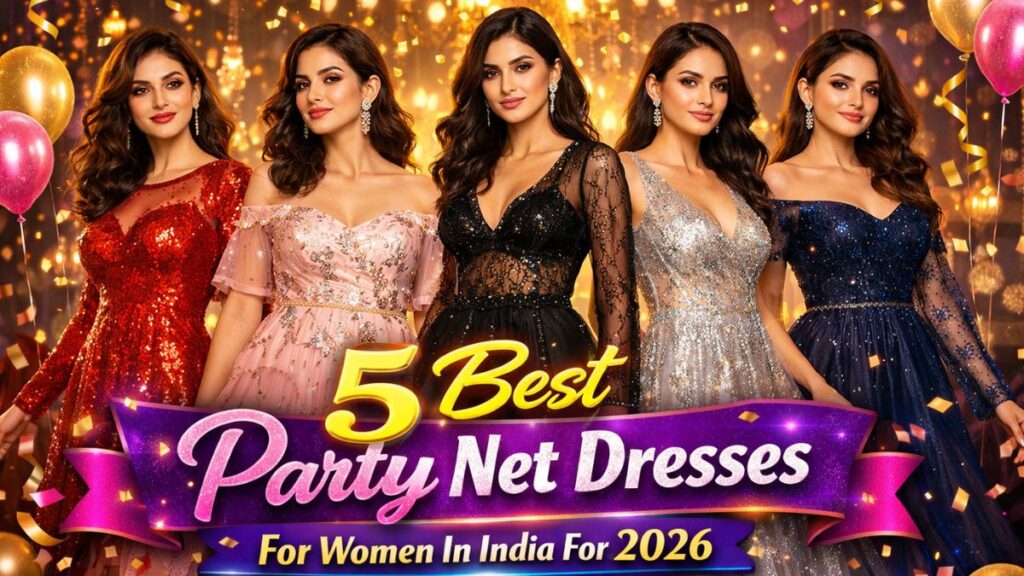 5 Best Party Net Dresses For Women In India For 2026