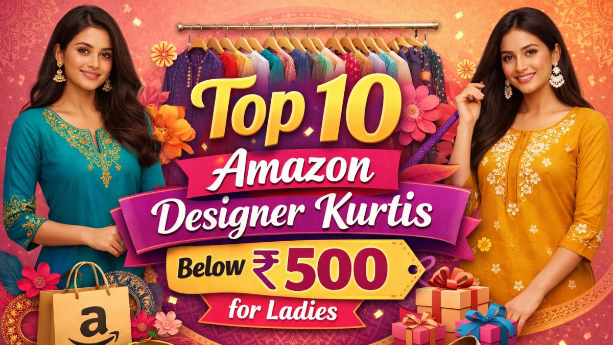 Top 10 Amazon Designer Kurtis Below Rs 500 for Ladies