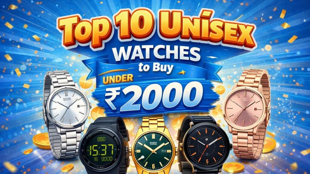 Top 10 Best Unisex Watches Under ₹2000 in India | Budget Stylish Watches