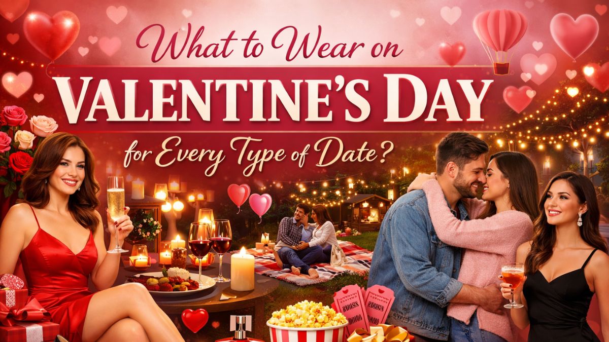 What to Wear on Valentine’s Day for Every Type of Date?