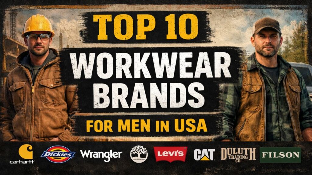 Top 10 Workwear Brands for Men in USA (2026 Guide)